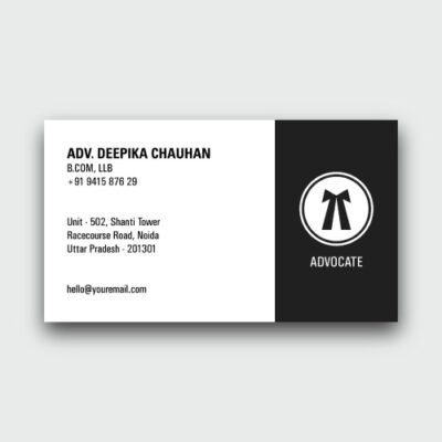 Personalized Advocate Visiting Cards - WhatsYourPrint Online Printing