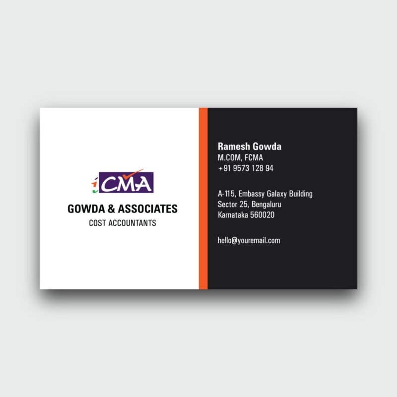 Modern CMA Visiting Cards - WhatsYourPrint Online Printing