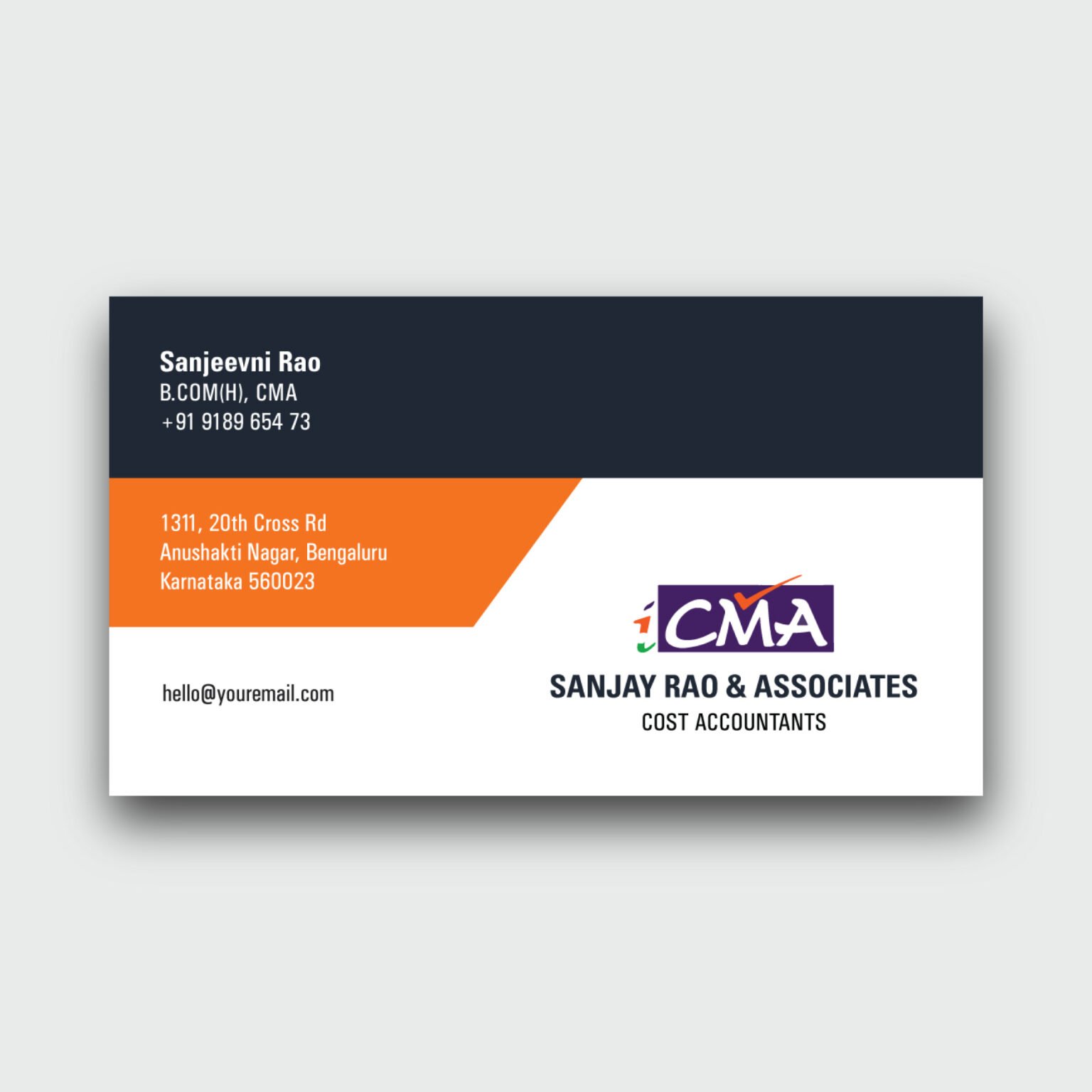 Personalized Premium Chartered Accountant Visiting Cards ...