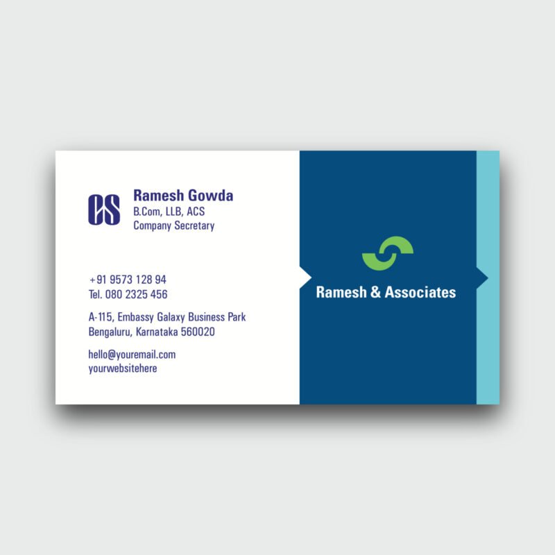 Company Secretary Personalised Business Cards - WhatsYourPrint Online ...
