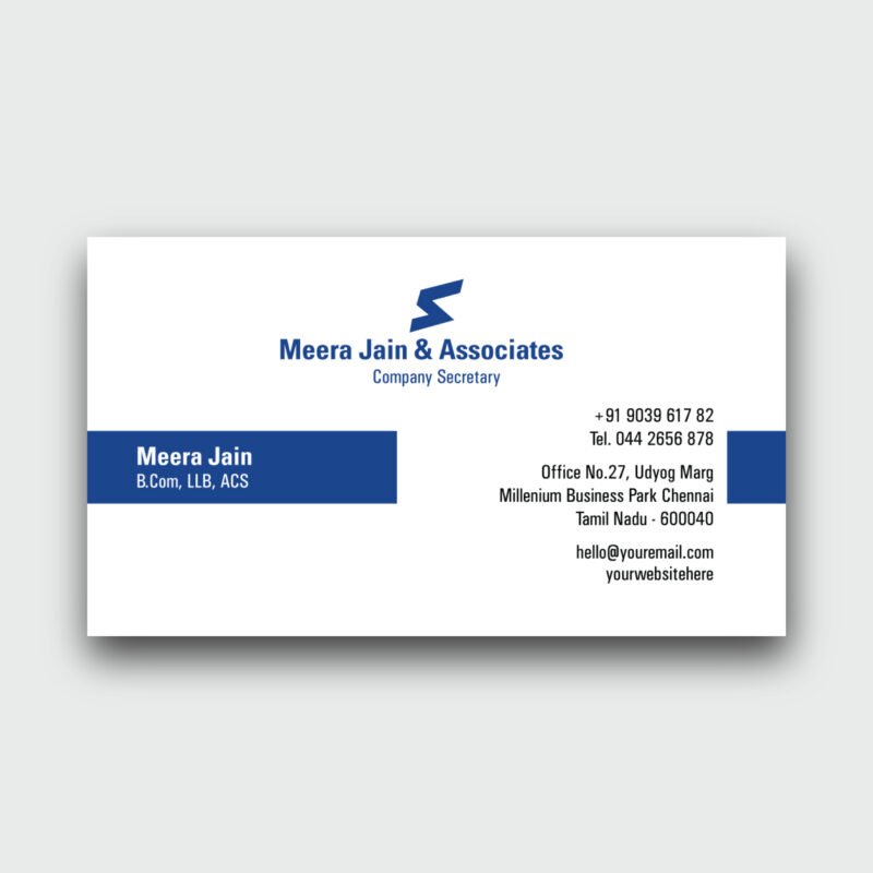 Company Secretary Personalised Business Cards - WhatsYourPrint Online ...