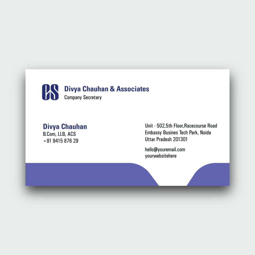 Elegant Company Secretary Classic Business Cards - WhatsYourPrint ...