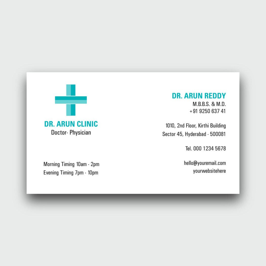 Online Doctor Professional Business Cards - WhatsYourPrint Online Printing