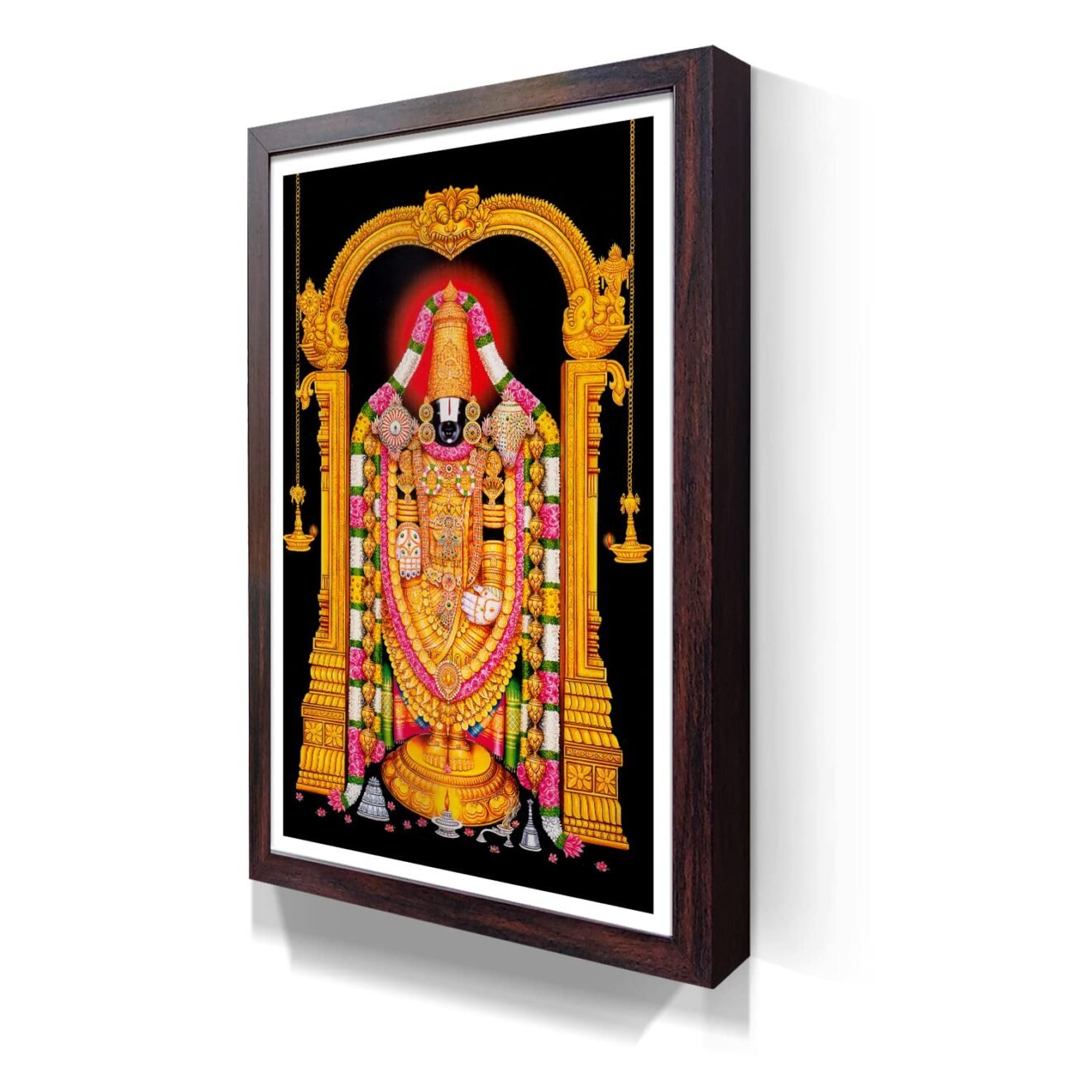 Tirupati Balaji Lord Venkateswara Religious Wood Photo Frames ...