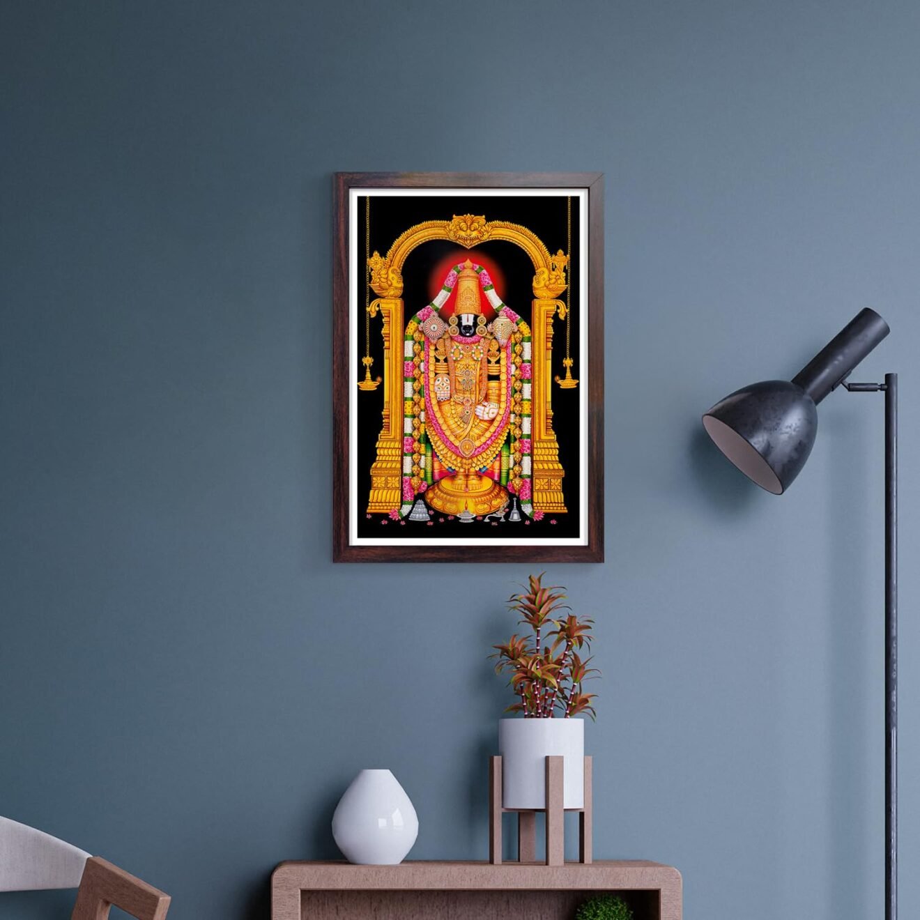 Tirupati Balaji Lord Venkateswara Religious Wood Photo Frames ...