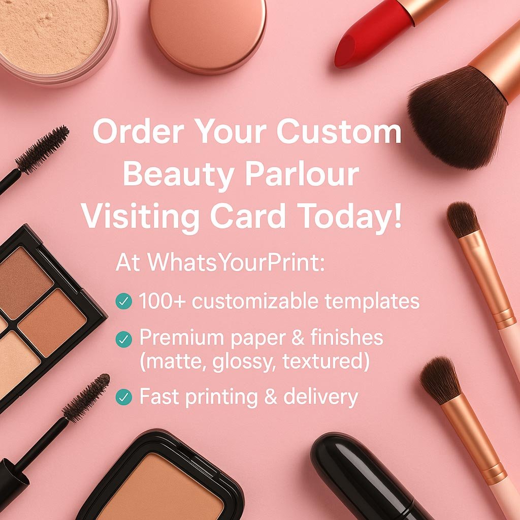 Beauty Parlour Visiting Card Designs: Attract More Clients Instantly ...