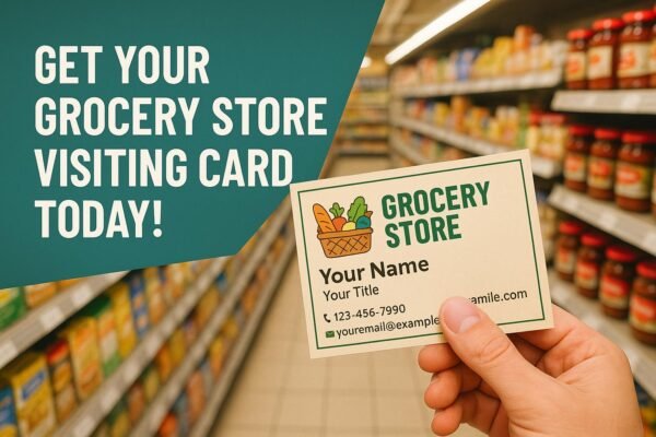 Grocery Store Visiting Card – Custom Designs by WhatsYourPrint ...