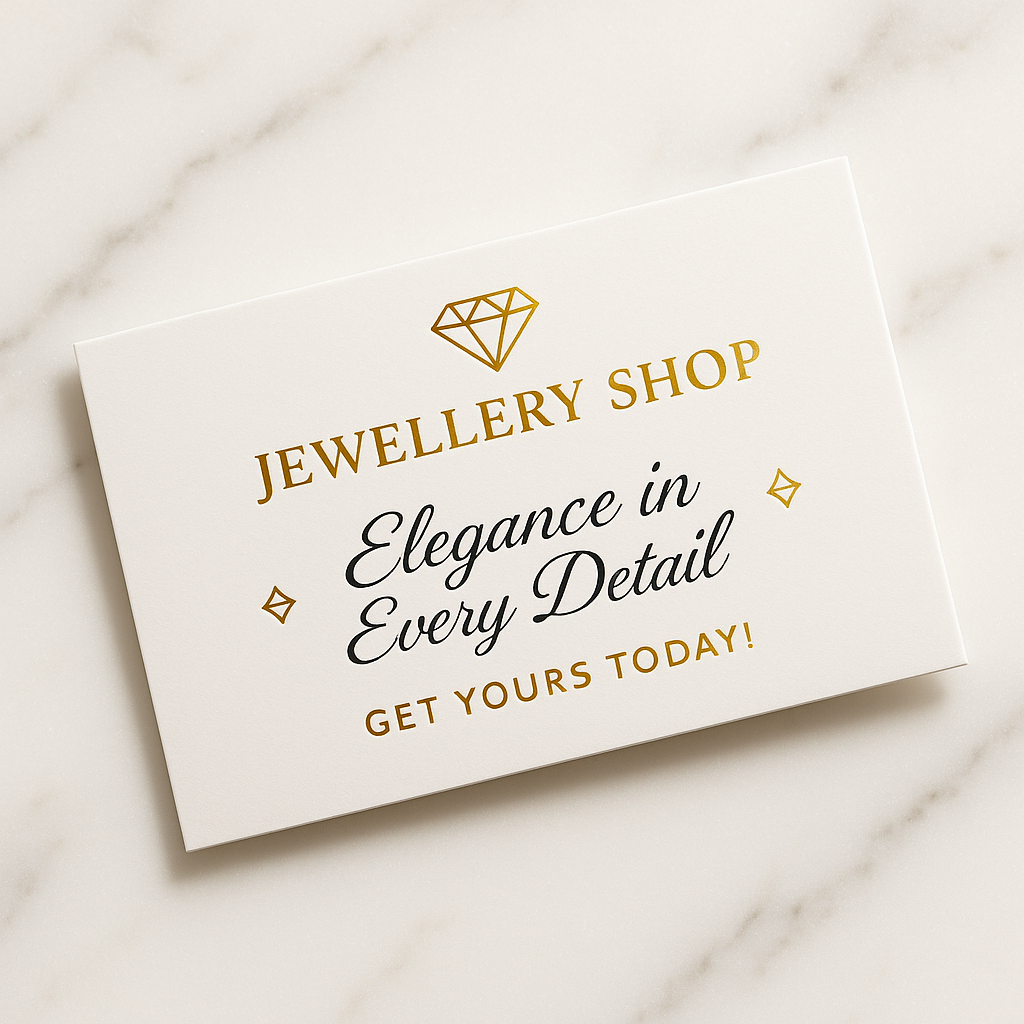 Designing the Perfect Visiting Card for Your Jewellery Shop ...